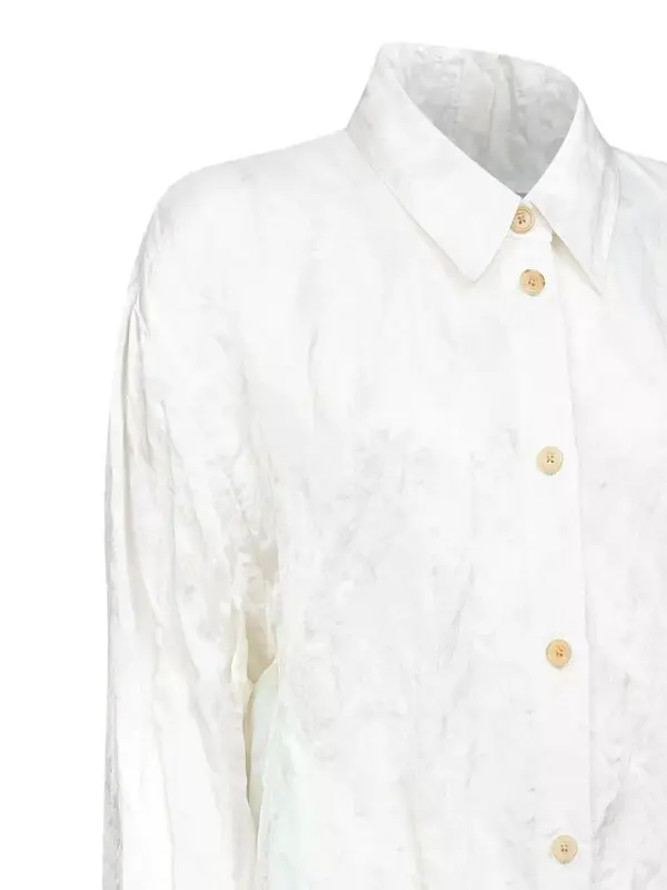 Khaite Crinkled Button Shirt