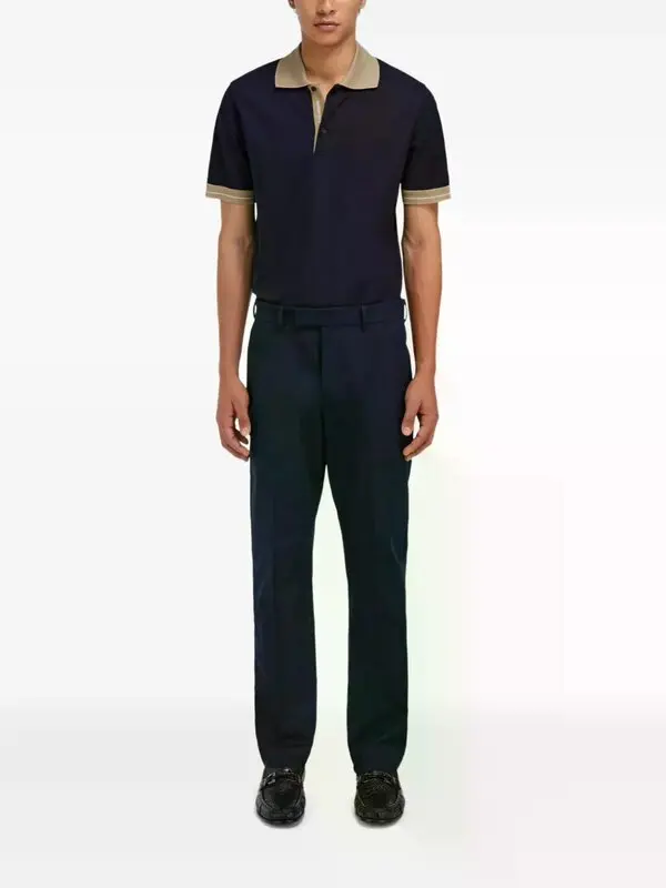 FERRAGAMO Short-sleeve Polo Shirt - Blue
