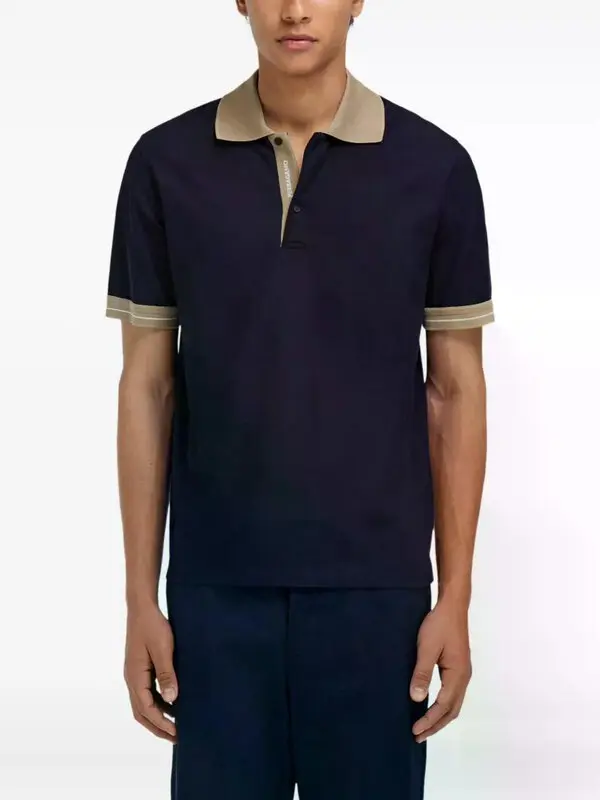 FERRAGAMO Short-sleeve Polo Shirt - Blue