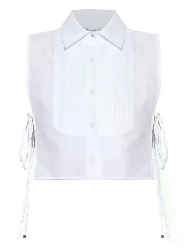 Max Mara Pintuck-detail Shirt - White