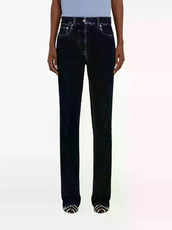 FERRAGAMO Flocked Five-pocket Trousers
