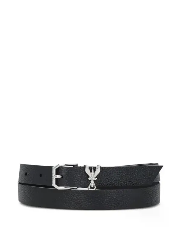 Patrizia Pepe Fly Buckle Belt - Black