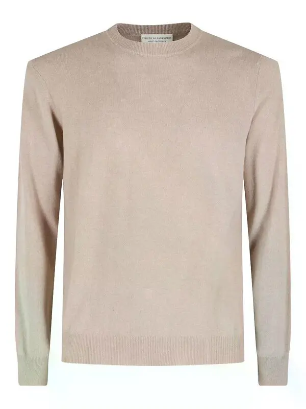 FILIPPO DE LAURENTIIS Crew-neck Sweater - Neutrals
