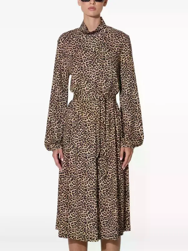 A.p.c. Animal-print Midi Dress