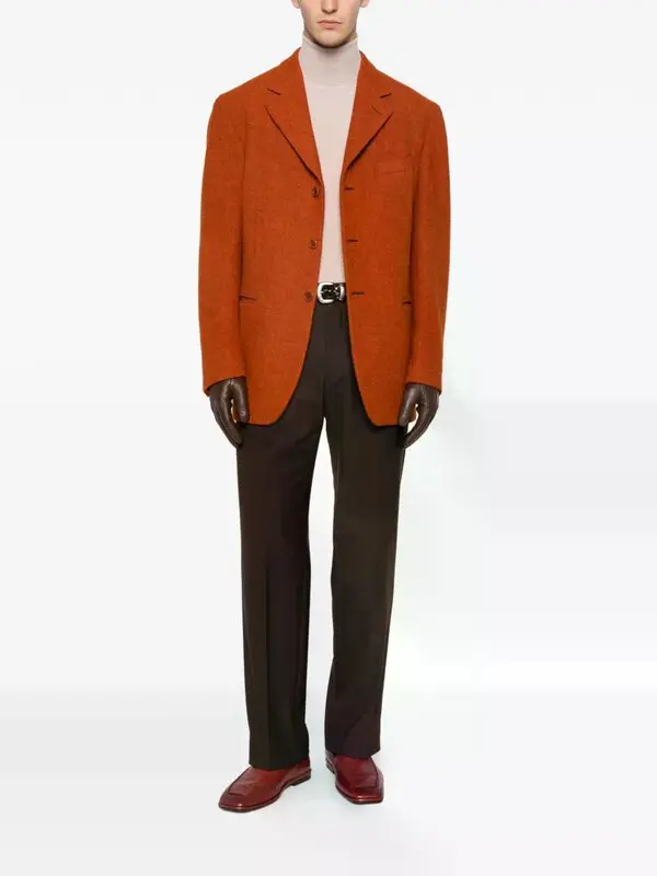 ROMEO GIGLI 1990s Single-breasted Blazer - Orange