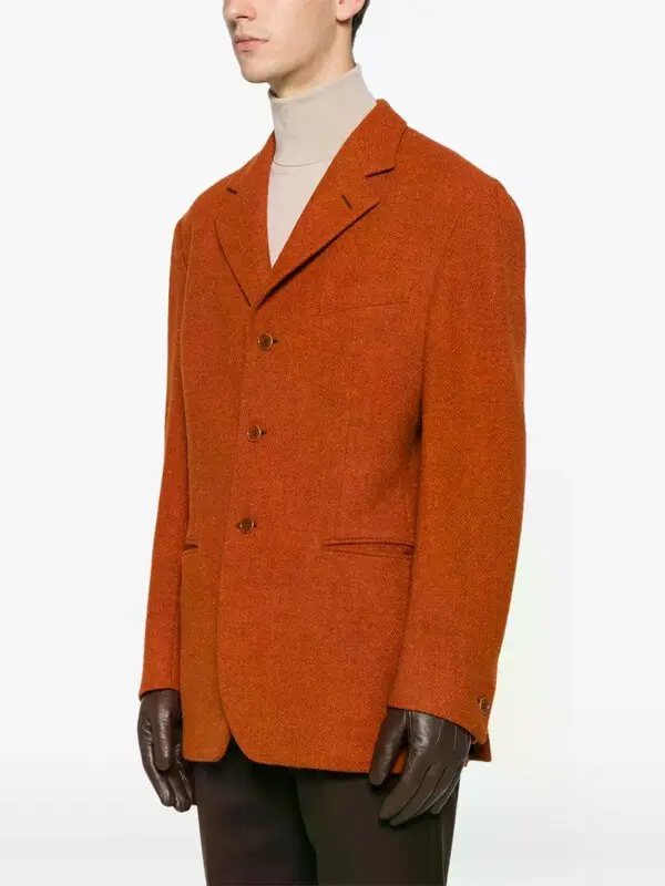 ROMEO GIGLI 1990s Single-breasted Blazer - Orange
