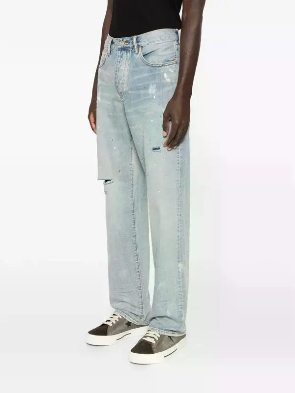 PURPLE BRAND Distressed-effect Denim Jeans - Blue