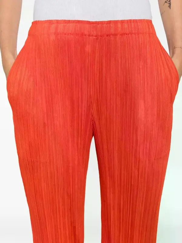 Issey Miyake Pleated Straight Trousers