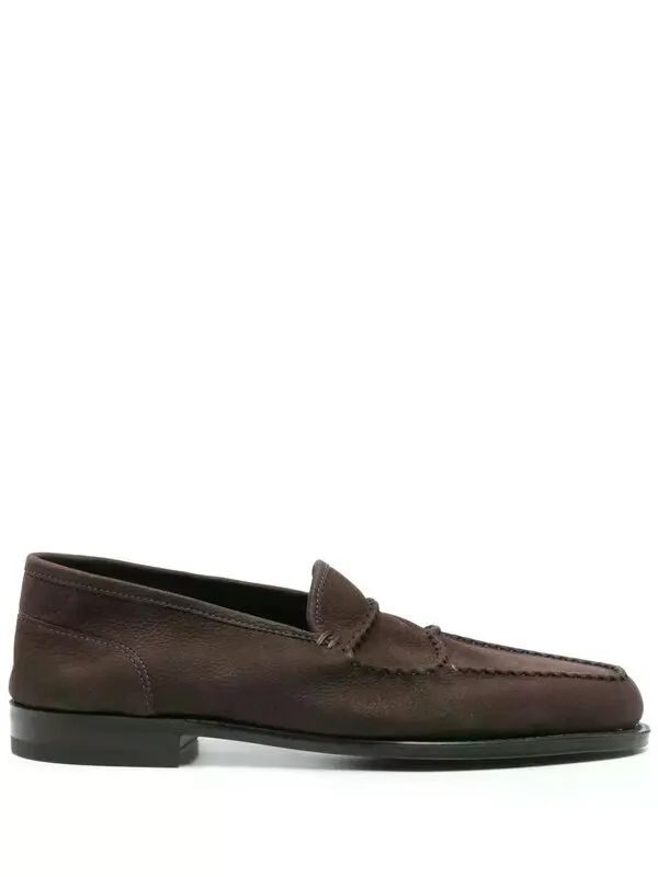 John Lobb Suede Loafers