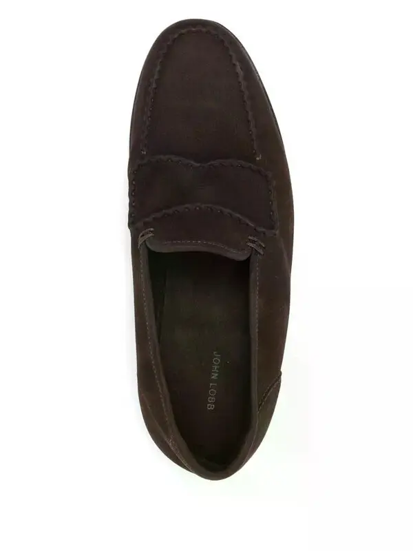 John Lobb Suede Loafers