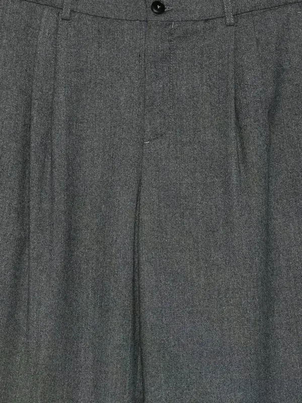 Canali Pleat-detail Trousers - Grey