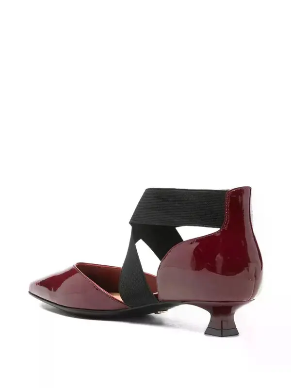 MARC ELLIS 30mm Elastic Strap Pumps