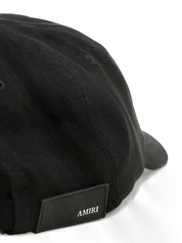 Amiri Embroidered Logo Baseball Cap - Black
