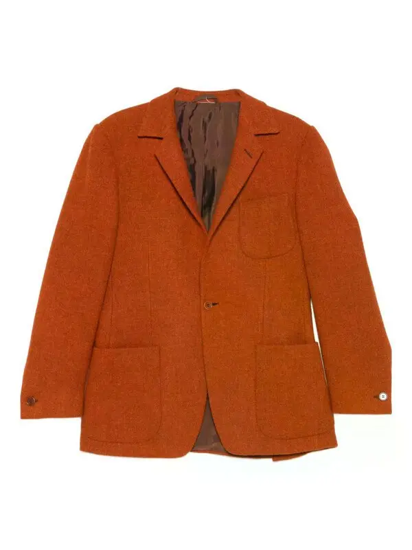 ROMEO GIGLI 1990s Single-breasted Blazer - Orange