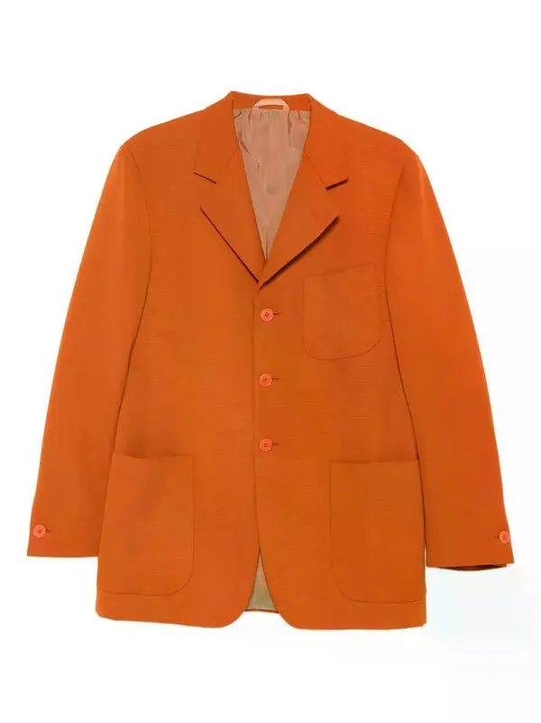 ROMEO GIGLI 1990s Single-breasted Blazer - Orange