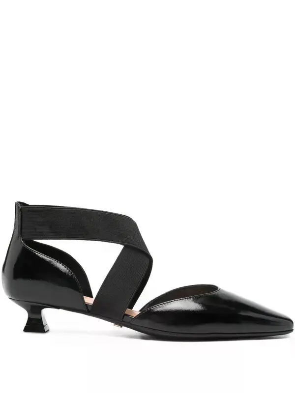 MARC ELLIS 35mm Elasticated Strap Pumps