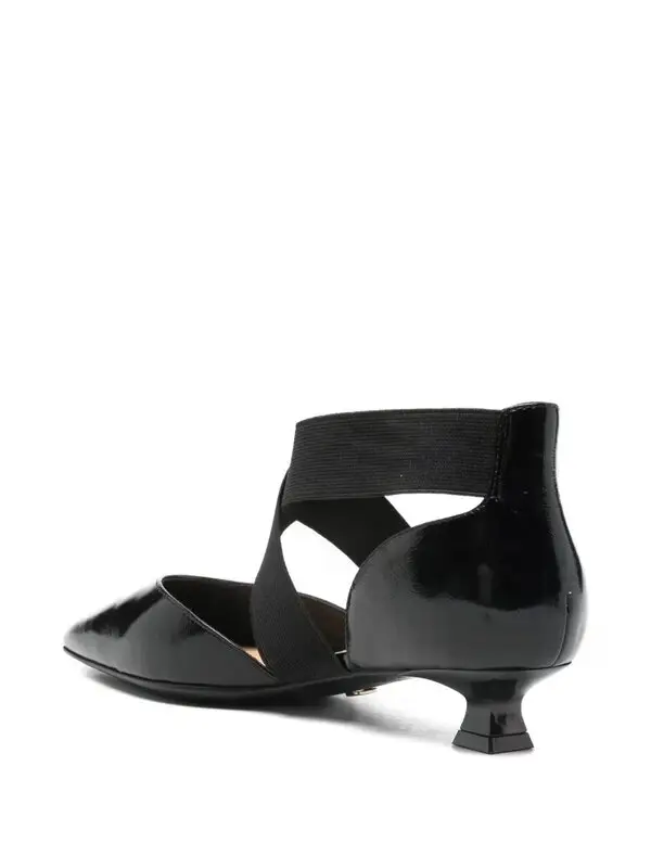 MARC ELLIS 35mm Elasticated Strap Pumps