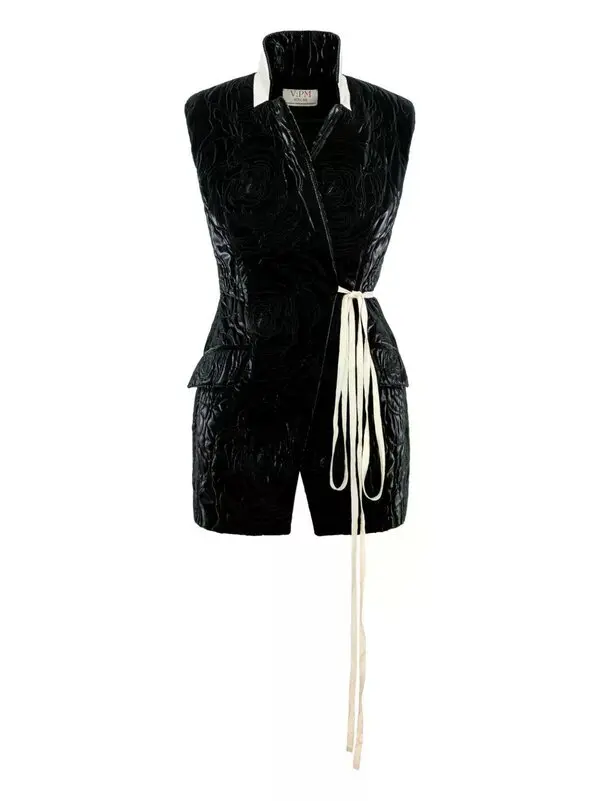 V:PM ATELIER Floral Embossed Velma Vest