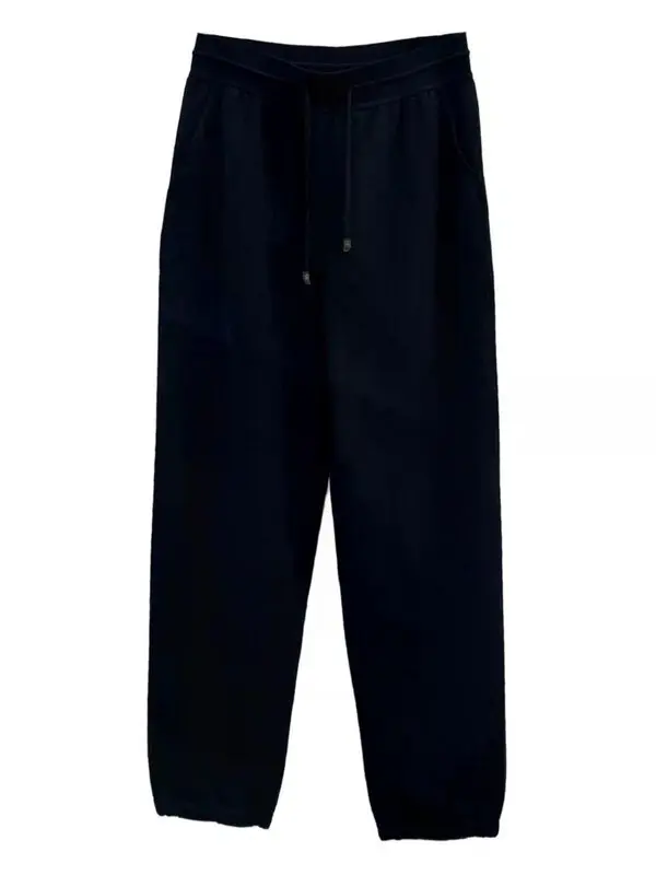 Loro Piana Merano Drawstring Track Pants - Blue