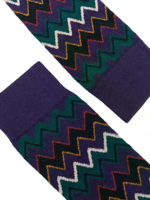 IN THE BOX Zigzag Pattern Socks