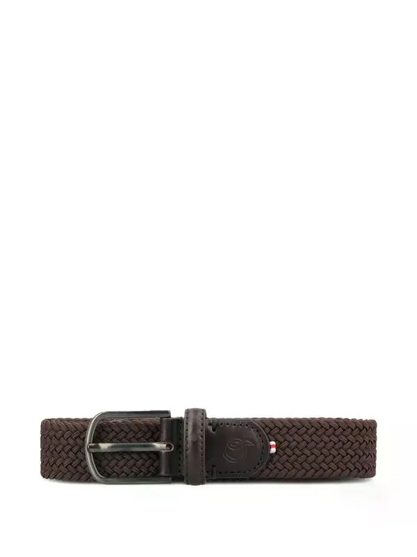 LA BOUCLE Mayfair Braided Belt - Brown
