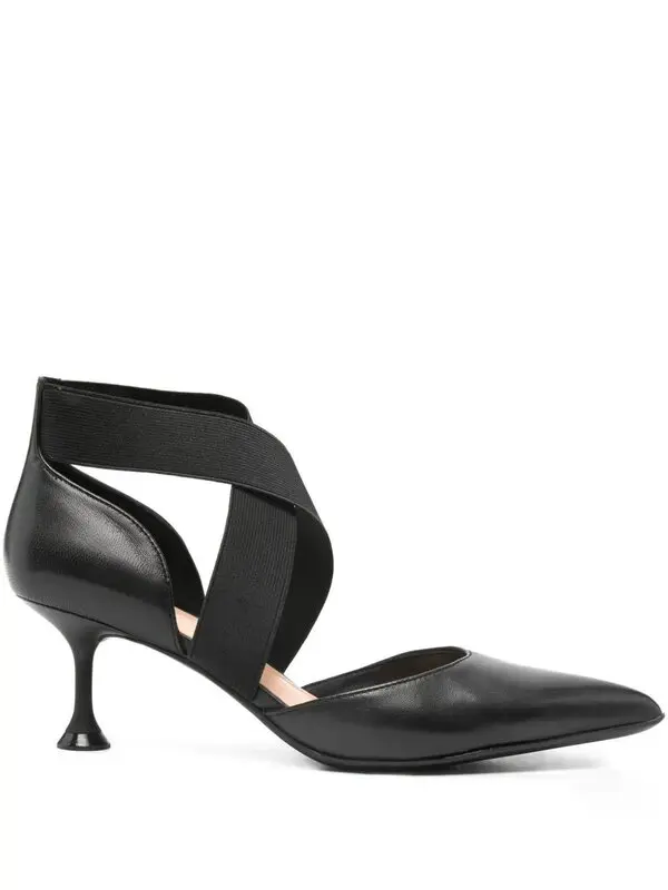 MARC ELLIS 60mm Elasticated Strap Pumps