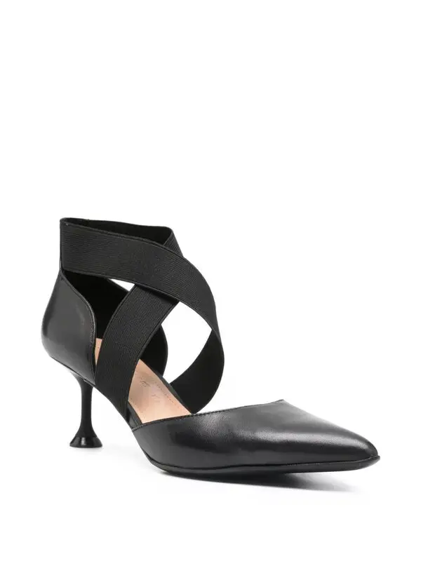 MARC ELLIS 60mm Elasticated Strap Pumps