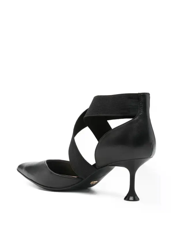 MARC ELLIS 60mm Elasticated Strap Pumps