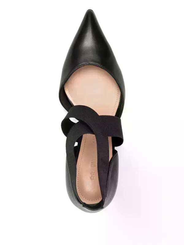 MARC ELLIS 60mm Elasticated Strap Pumps