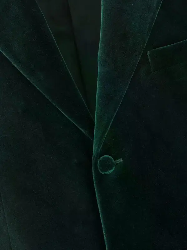 Gucci Single-breasted Velvet Blazer