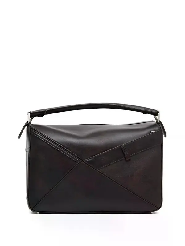 Loewe Geometric-panel Tote Bag - Brown