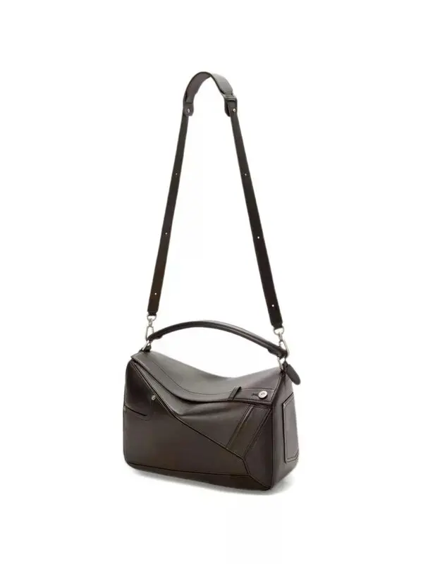 Loewe Geometric-panel Tote Bag - Brown