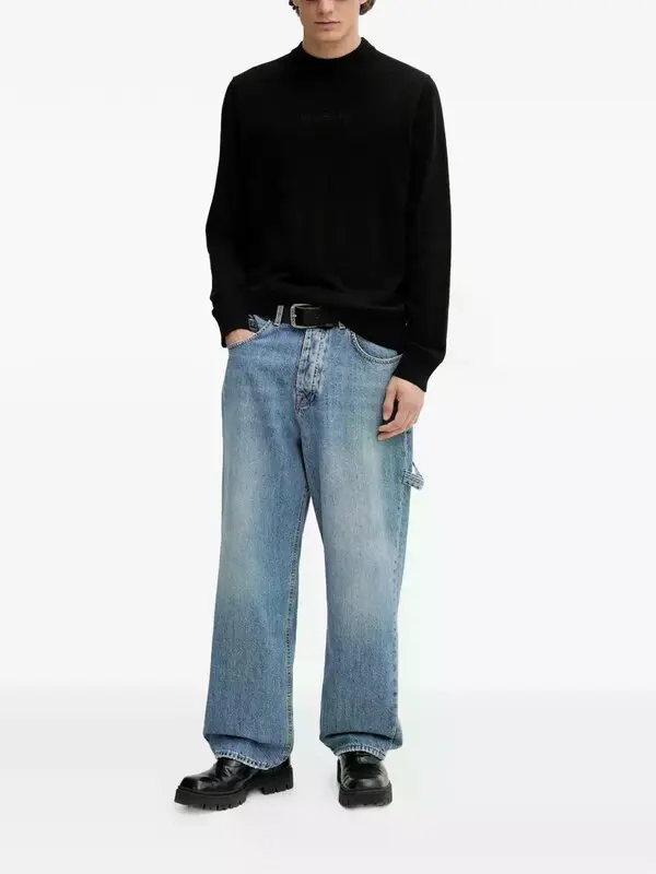 Karl Lagerfeld Mock-neck Knit Sweater