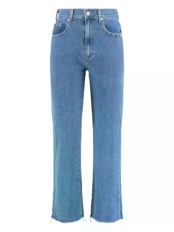 LE JEAN Frayed Hem Jeans