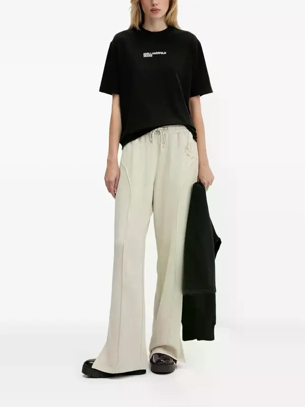 Karl Lagerfeld Raised-seam Track Pants