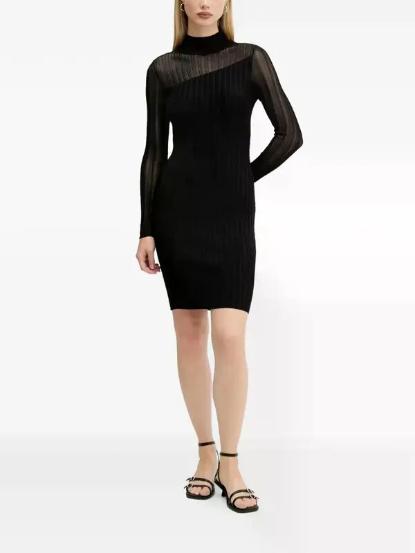 Hugo Siclaminy Ribbed Mini Dress