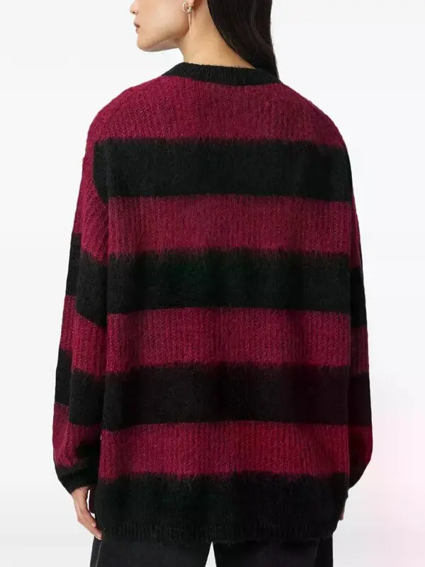 ALLSAINTS Onyx Striped Long-sleeve Sweater