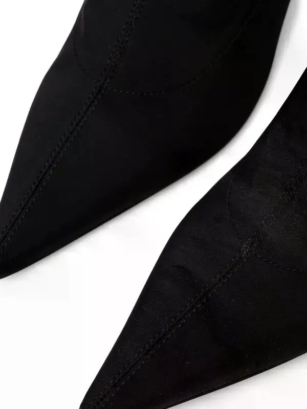 Patrizia Pepe 75mm Minimal Shape Ankle Boots