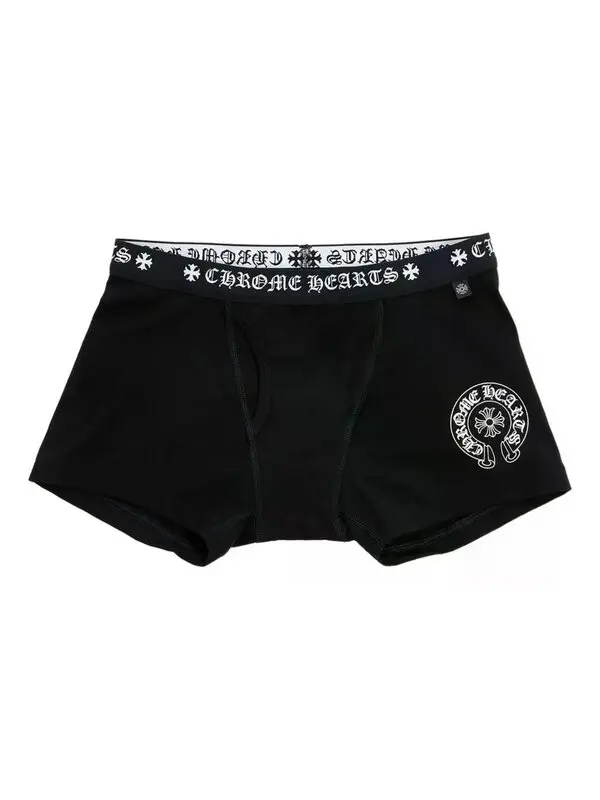 Chrome Hearts Logo Boxers - Black