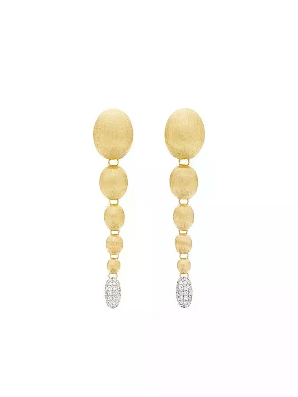 NANIS 18k Yellow Diamond Drop Earrings - Gold