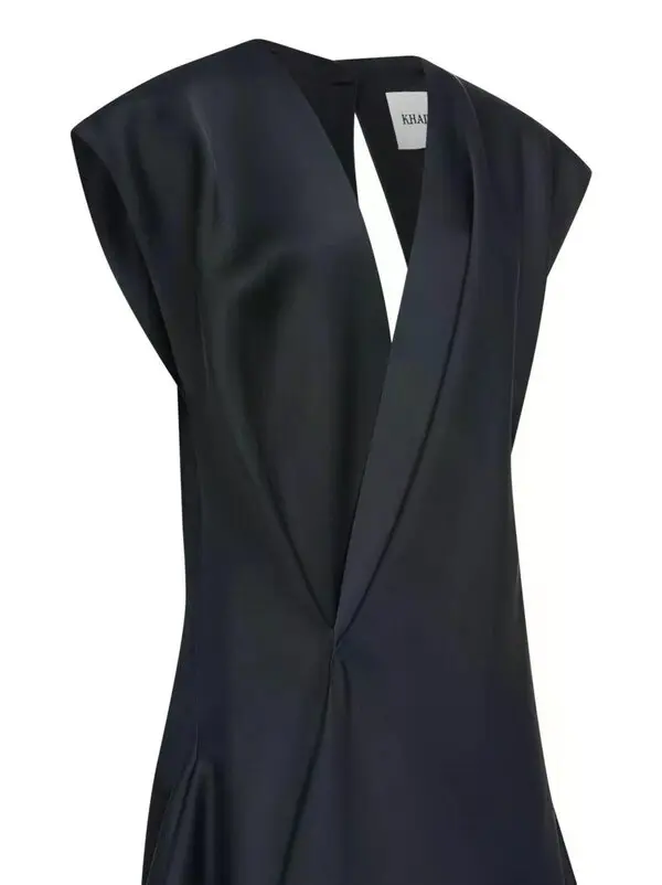 Khaite Merith Mini Dress - Black