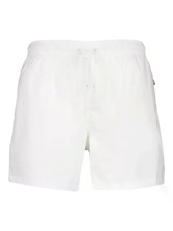 Fedeli Logo-patch Swim Shorts - White