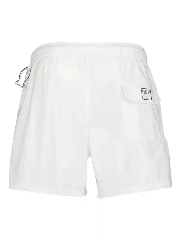 Fedeli Logo-patch Swim Shorts