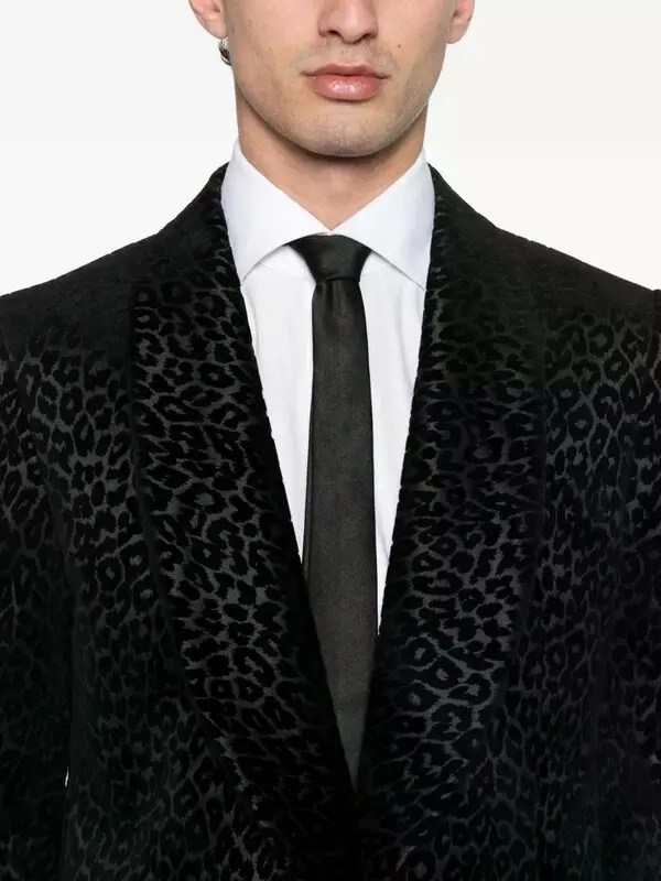 FURSAC Pattern Animal Cotton Blazer