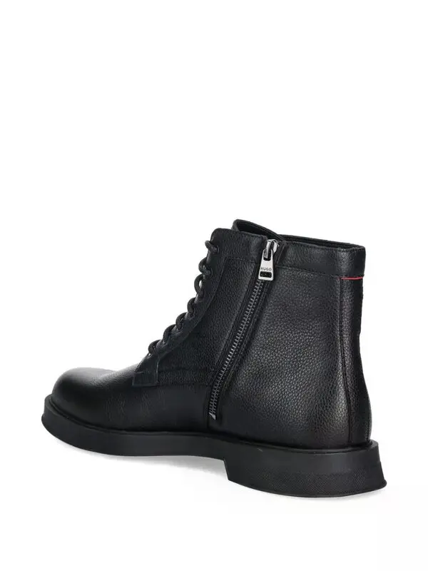 Hugo Lace-up Zip Boots