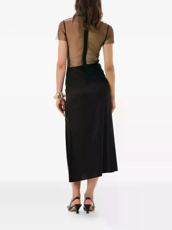 MANURI Bambi Lace Blouse - Black