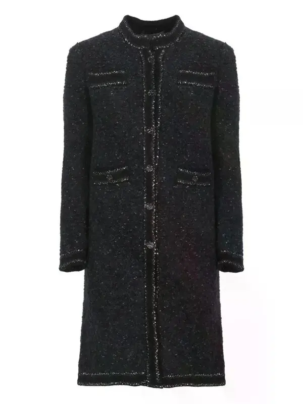 D.exterior Sequin-embellished Coat