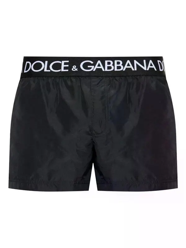 Dolce & Gabbana Logo-waistband Boxers - Black