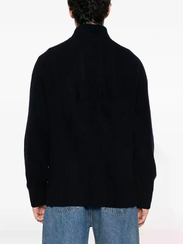Lacoste Zip Appliqué Knitwear