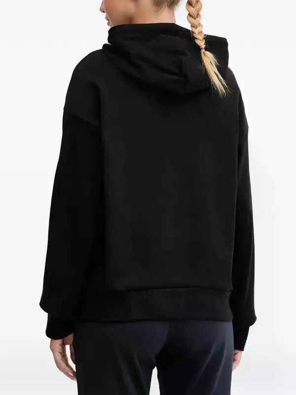 EA7 Logo Hooded Top